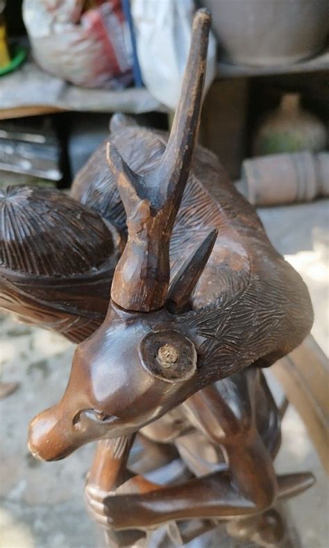 Wooden Igorot Hunter Statue 26 Inches Furniture And Home Living Home Decor Other Home Decor On