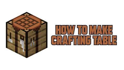 Cara Membuat Crafting Table Di Survival Minecraft Java Youtube