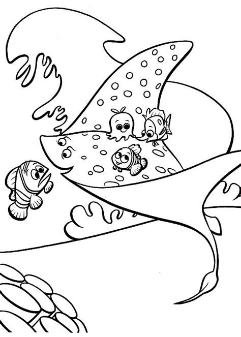 Finding Nemo Coloring Page To Download Finding Nemo Coloring Pages