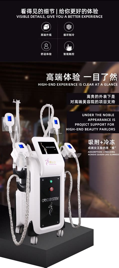 冰雪皇后四头负压冷冻 吸附冷冻美容仪 塑形收腰细腿富强美容仪器