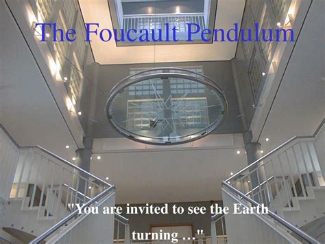 Ppt The Foucault Pendulum Powerpoint Presentation Free Download Id