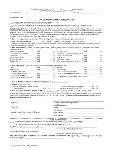 Fillable Online Indigent Forms Fax Email Print Pdffiller