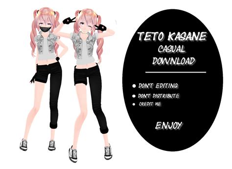 Mmd Teto Casual Download By Lexasio On Deviantart