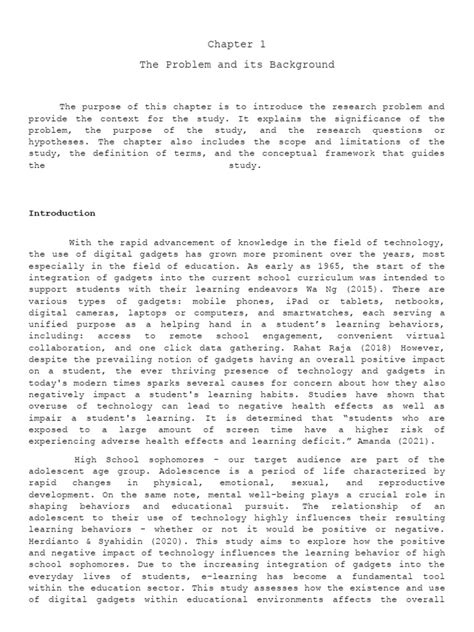 Research Chapter 1 Pdf Learning Teachers