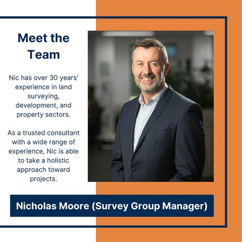 Meet Nic Nic Is A Seasoned Professional With Over 30 Years Experience In The Land Surveying