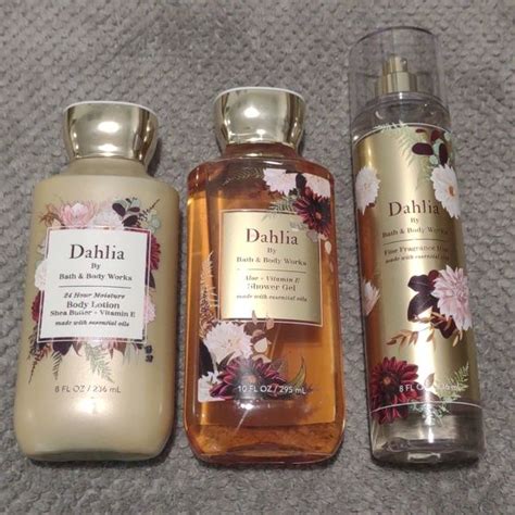 Bath And Body Works Dahlia Set Scented Body Lotion Bath And Body Works