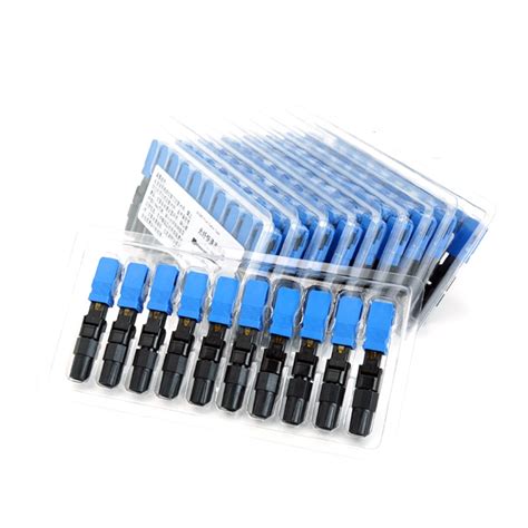 100pcs Box Ftth Sc Upc Single Mode Fiber Optic Sc Upc Quick Connector Sc Upc Ftth Fiber Optic