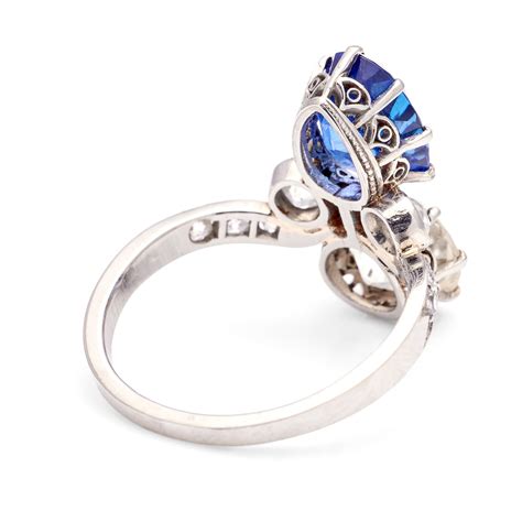 Antique Belle Époque Sapphire And Diamond Ring Antique Ring Boutique