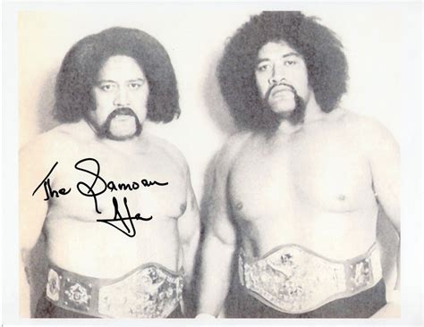 Afa Of The Wild Samoans 8 5x11 Signed Autographed Photo Signed Auto