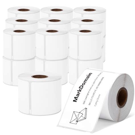 20 Rolls Markdomain Compatible Paper Roll Replacement For Dymo 30256 Standard Large Shipping