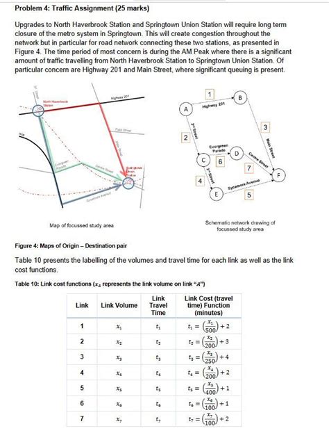 Problem 4 Traffic Assignment 25 Marks Upgrades To