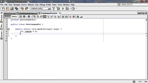 Contoh Perulangan For Pada Java Youtube