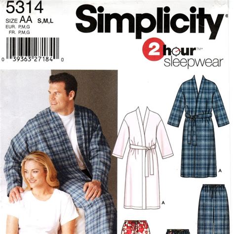 Bathrobe Pattern Etsy