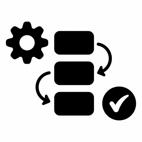 Workflow Work Plan Planning Strategy Solution Problem Icon