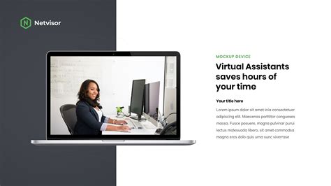 Virtual Assistant Slides Template Presentation Presentation Templates