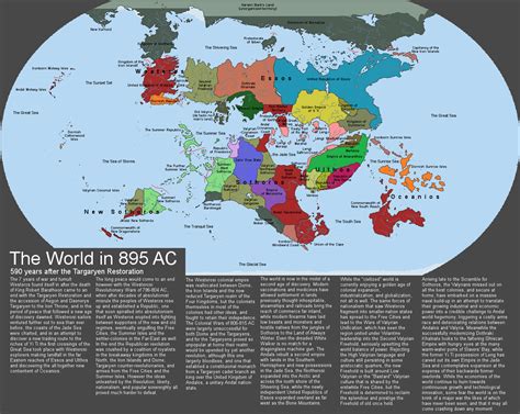 Game Of Thrones Detailed Map