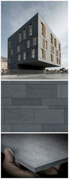 Equitone Tectiva Facade Panel Pattern Exterior Wall Cladding Facade Material