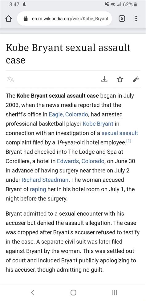 Kobe Bryant Sexual Assault Case The Kobe Bryant Sexual Assault Case