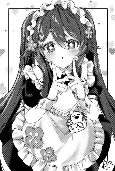 胡桃「メイド喫茶の胡桃ちゃん👻 Hutao 」蒼ஐの漫画