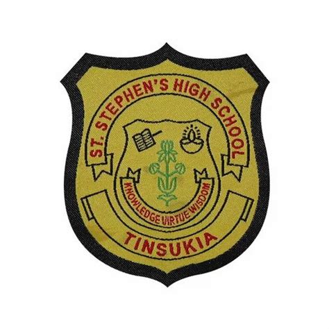 Multicolor Shield Trophy Shape Woven Patch At Rs 18piece In Ludhiana