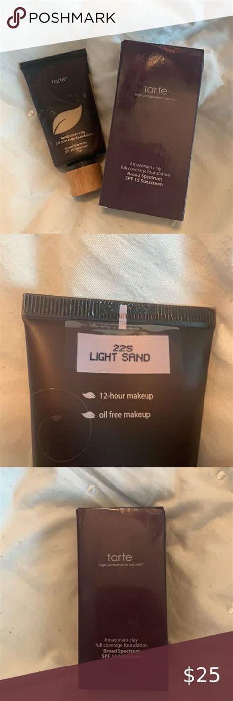 New Tarte Amazonian Clay Foundation Light Sand 225 Tarte Amazonian