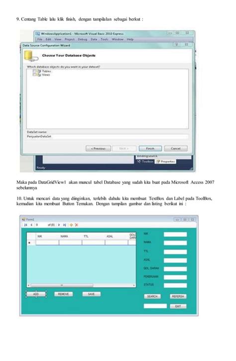 Tutorial Membuat Database Menggunakan Vb DOCX