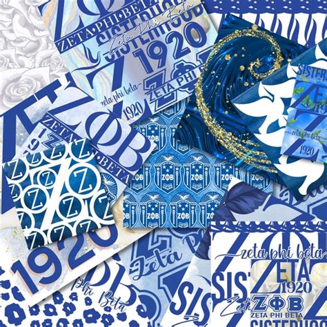 Zeta Phi Beta Wallpaper Zeta Phi Beta Background Svg Etsy
