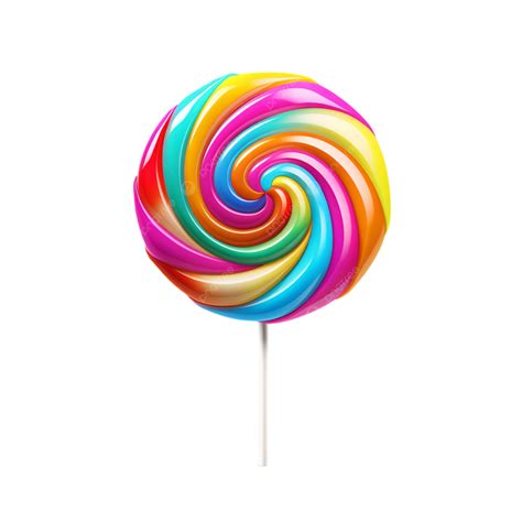 Lollipop Colorful Tempting Candy Realistic Elements Decorative Pattern Lollipop Candy Color