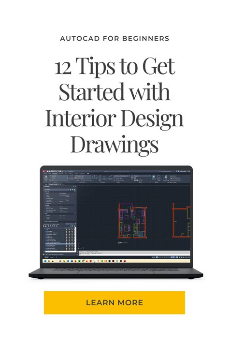 Autocad For Beginners 12 Tips To Get Started With Interior Design Drawings Audrey Noakes