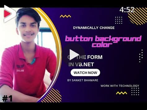 How to change Form background color in Run time in VB net Work With Technology دیدئو dideo