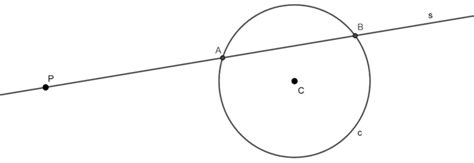 Power Of A Point Theorem Secant Download Scientific Diagram