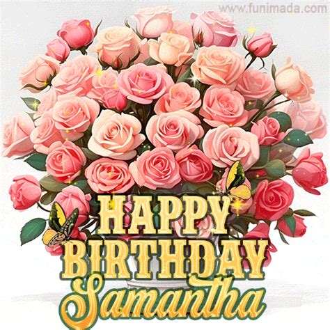 Happy Birthday Samantha S For Her Download On