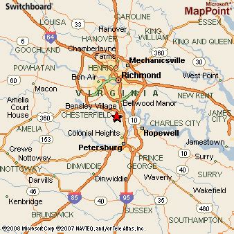 Where Is Chester Virginia See Regional Map And More