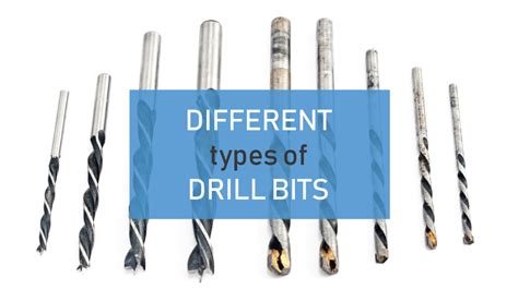 What Are The Different Types Of Drill Bits At Adolfo Scanlan Blog