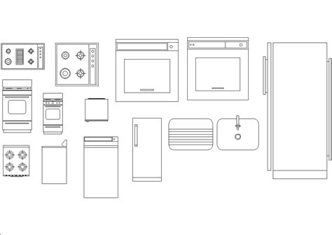 Cocinas 2d En Autocad Descargar Cad Gratis 5814 Kb Bibliocad