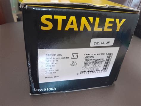 Stanley Grinder Commercial And Industrial Construction Tools And Equipment On Carousell