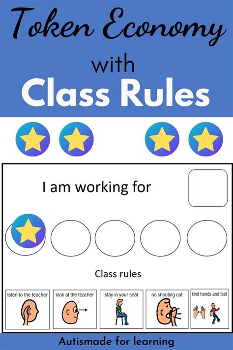Tokens Or Ticks Visual Supports With Class Rules Challenging Behaviors Classroom Behavior