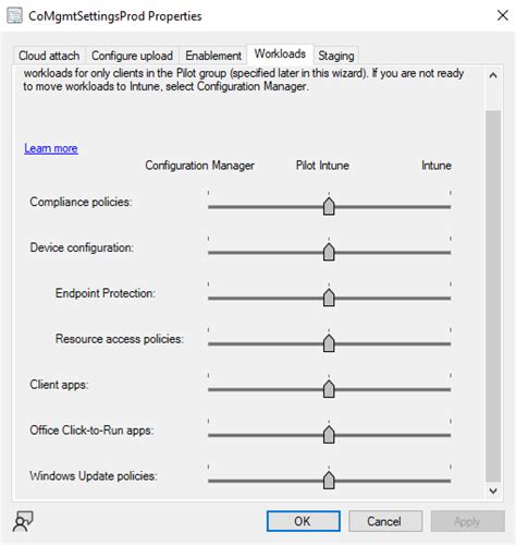 Sccm Co Management Capabilities And Workload Explained Configuration