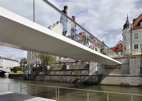 Arhitektura Doo Designs Minimalist Footbridge In Ljubljana