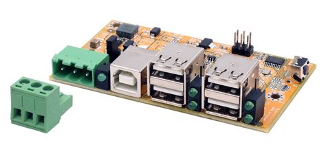 Managed 4 Port Usb 20 Hub Board With 15kv Esd Surge Protection Ex 1594hms Pl