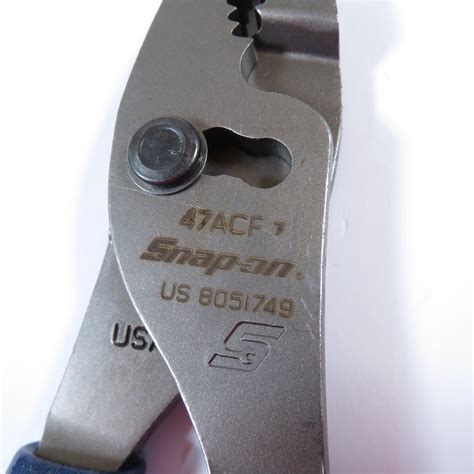 Snap On Tools 47acf 8 Talon Grip Combination Slip Joint Pliers