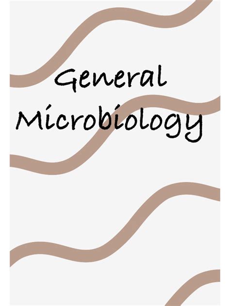 General Microbiology Pdf