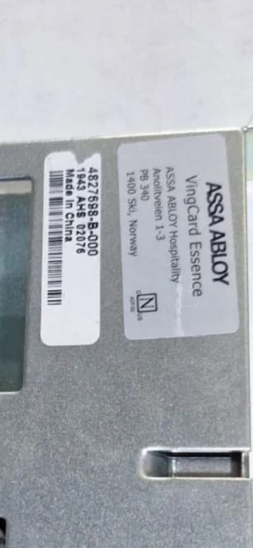 Assa Abloy Vingcard Essence Lock User Manual Manualslib