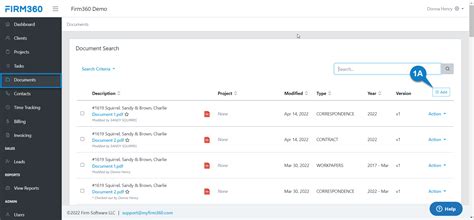 Bulk Upload Documents Firm360