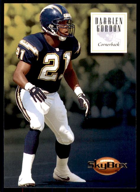 1994 Skybox Darrien Gordon San Diego Chargers 132 Ebay