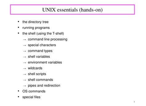 Ppt Unix Essentials Hands On Powerpoint Presentation Free Download