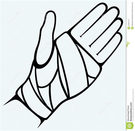 Bandaged Hand Drawing Anime Hands Anime Hands Hand Bandages Drawing