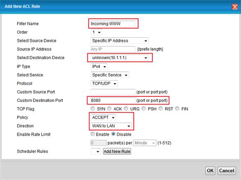 ZyXEL Port Forwarding AAISP Support Site