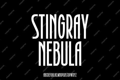 Premium Vector Modern Condensed Retro Style Alphabet Display Font Vector Unique Decorative