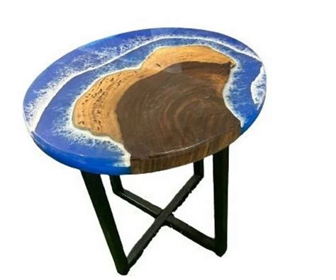 Wood Epoxy Table Round Epoxy Coffee Table At Rs 2500 Sq Ft In Agra